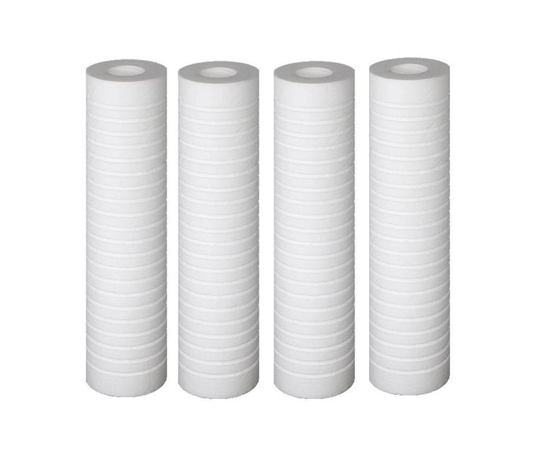 Replacement 10" x 2.5" Grooved Sediment 5 Micron Water Filter Cartridge ...