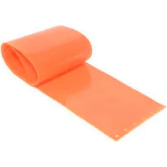 Replacement 12"" x 8' Orange Strip for Strip Curtain Doors - Walmart.com
