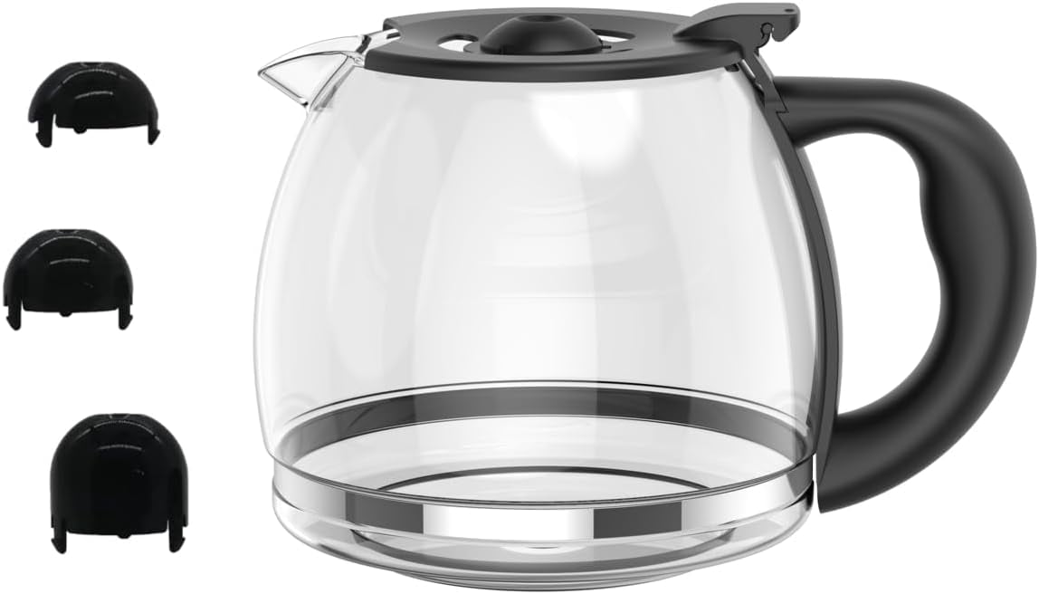 Replacement 12CUP Glass Carafe, Fit With Hamilton Beach Coffee Maker ...