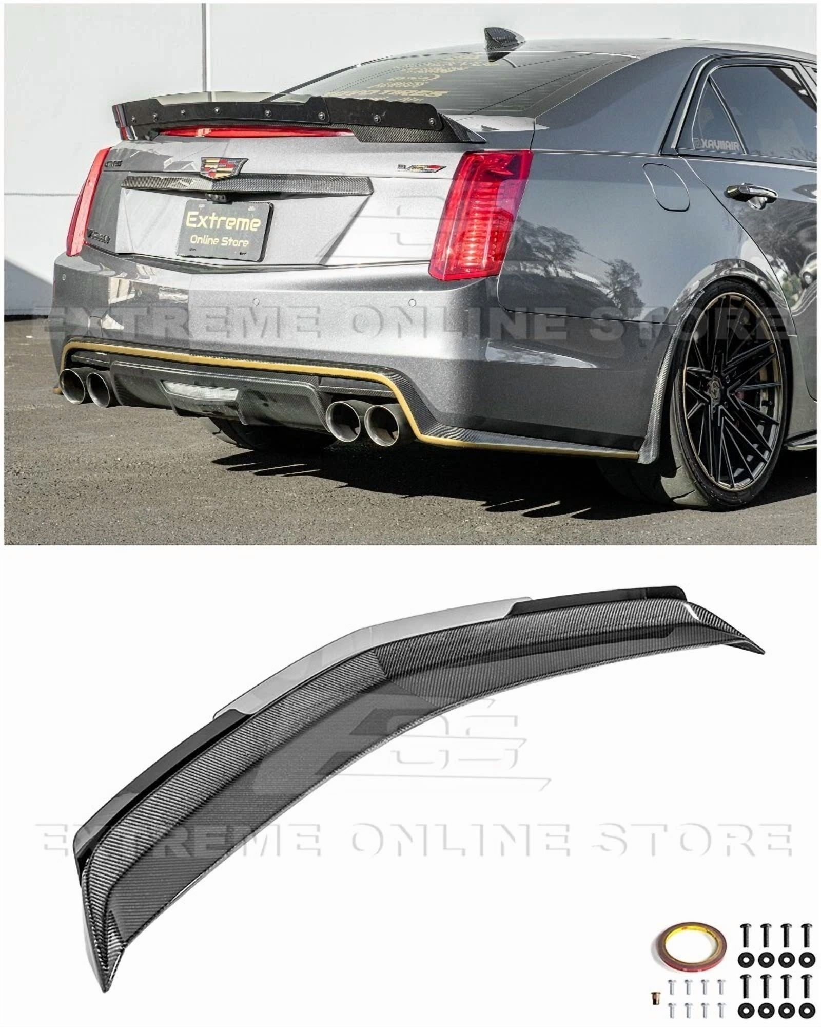 Replacement For 2016-2019 Cadillac CTS-V Models | Carbon Package Style ...