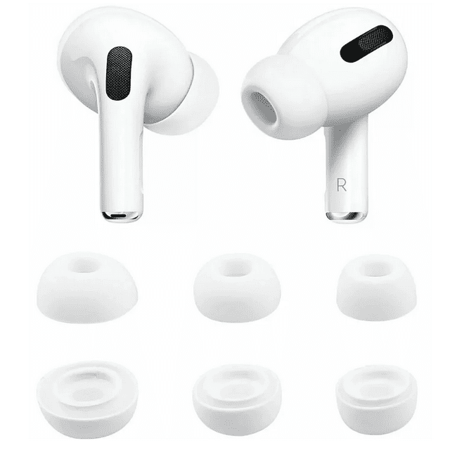 Replacement 3 Pairs Silicone Ear Tips Earbud Tips Covers for Apple ...