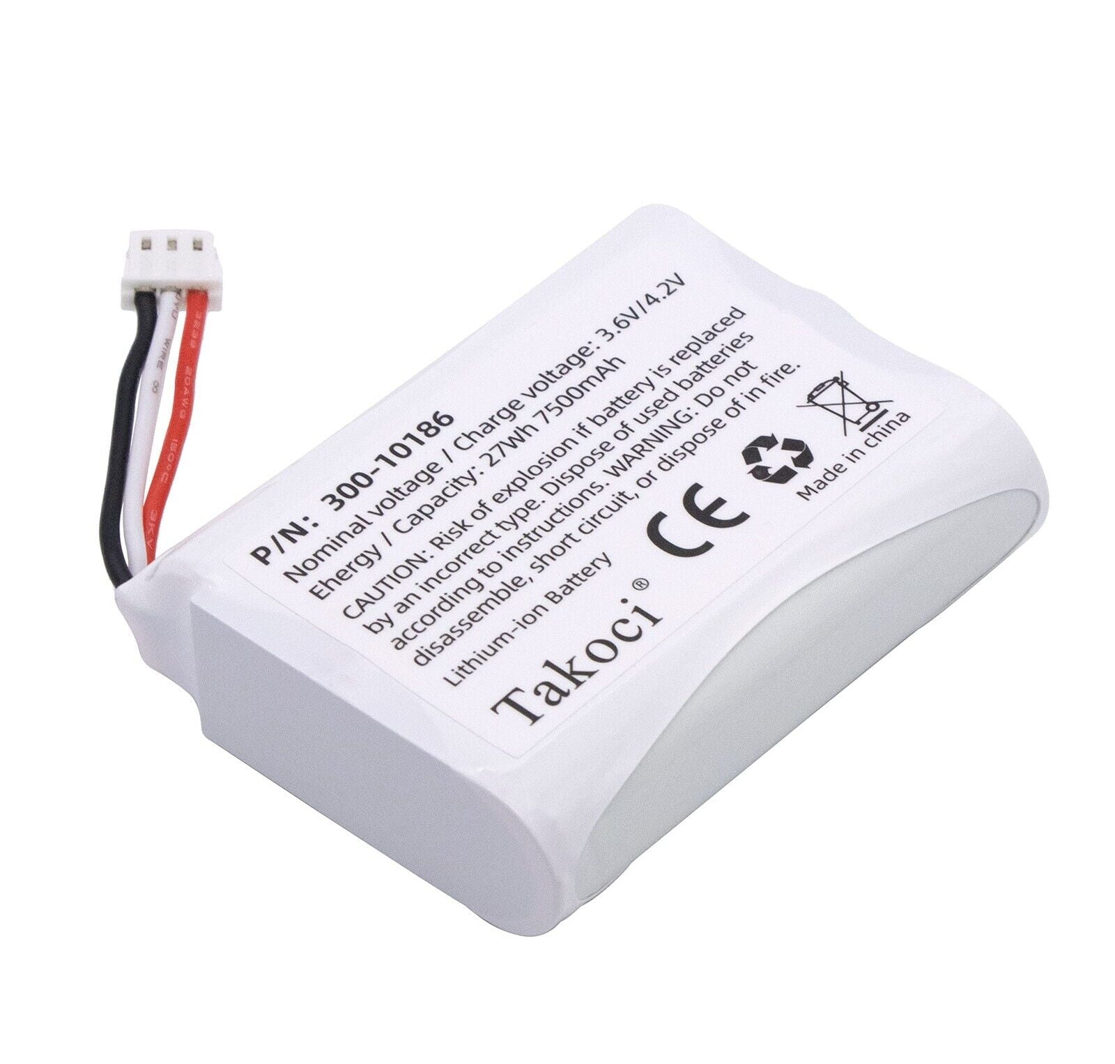 Replacement 300-10186 Battery for ADT Command Smart Security Panel 3.6V ...