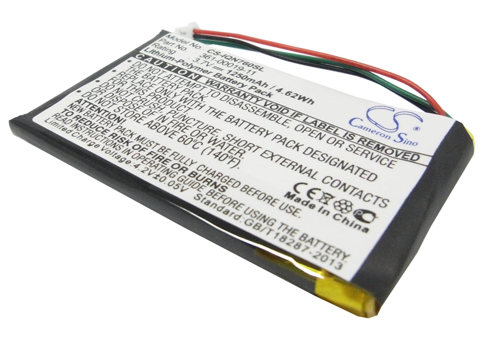 Battery for Garmin 361-00019-11 Nuvi 3590 3590LMT 700 710 710T 760 760T ...