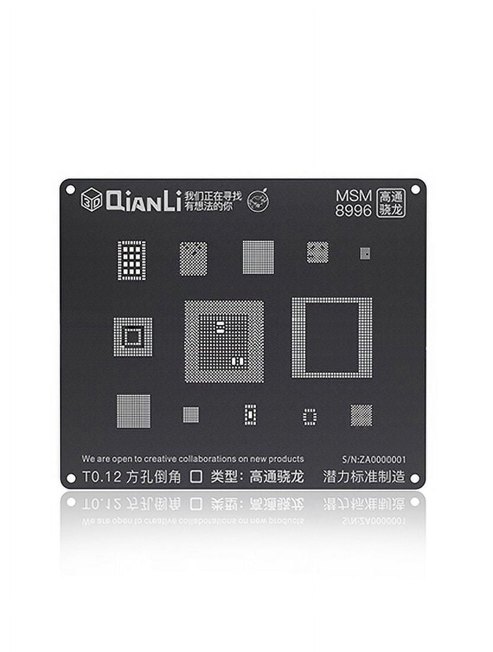 Replacement 3D Black Stencil (MSM 8996) (Qianli) - Walmart.com