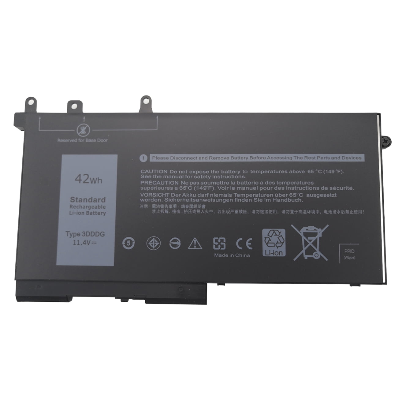 Replacement 3DDDG Battery for Dell Latitude 15 3520 3530 E5280 E5480 ...