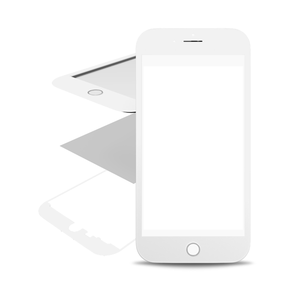 Replacement 3in1 (Front Glass + Frame + OCA Pre-Installed) Compatible For iPhone 8 Plus (White ...