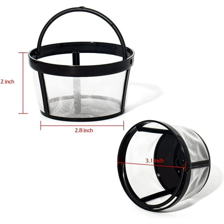 Kospetsin Reusable Coffee Filters, 4-5 Cup Drip Coffee Makers, Nylon ...