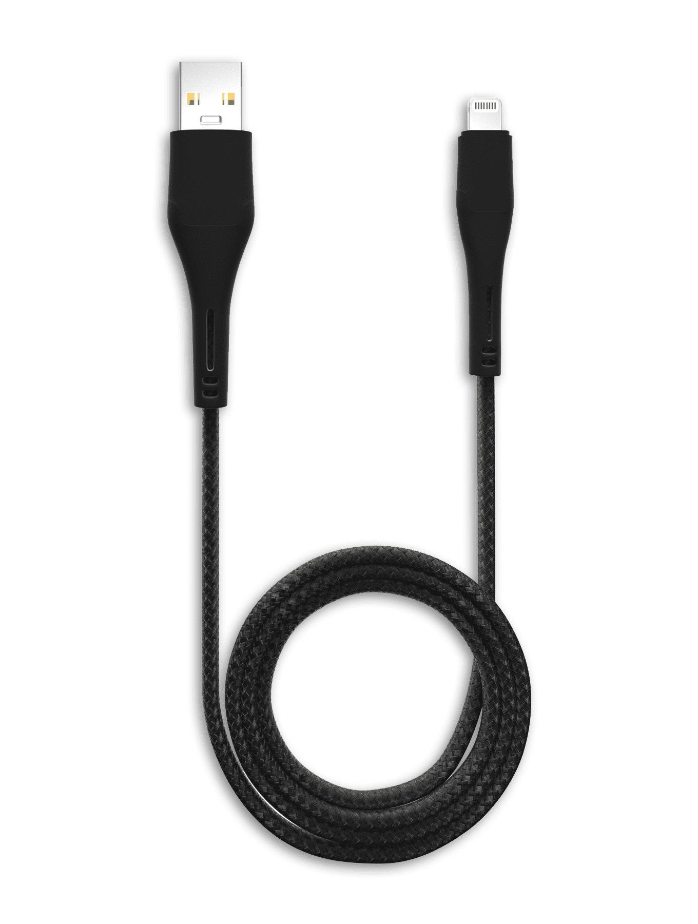 Replacement 6 ft Non-MFI Lightning To USB Type A Cable (Matrix) (Black ...