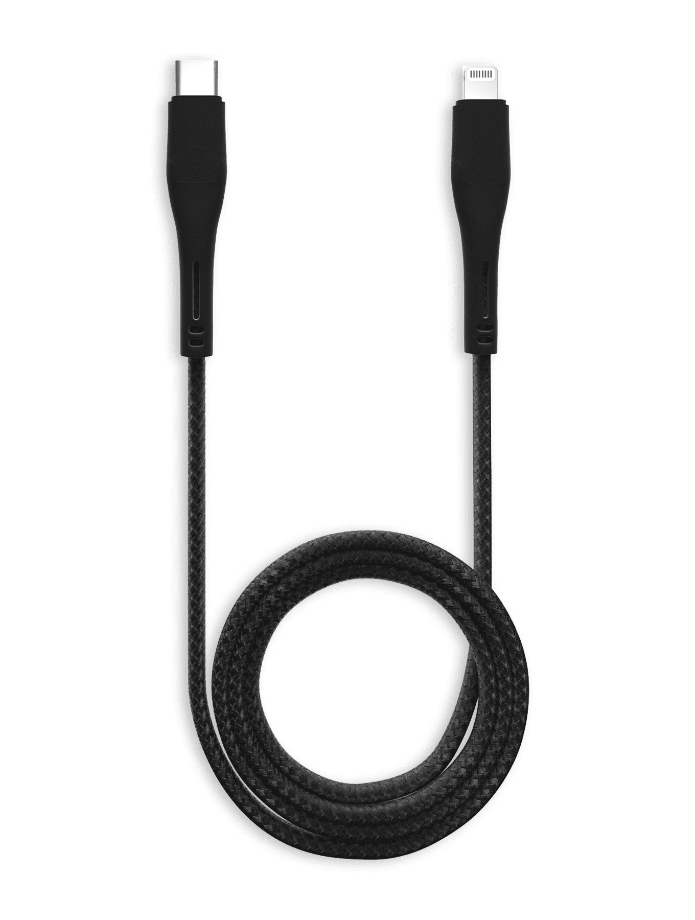 Replacement 6 ft Non-MFI Lightning To USB Type C Cable (Matrix) (Black ...