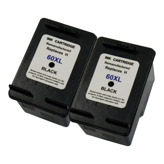 HP Compatible 60XL Black High Yield Ink Cartridge for Photosmart ...