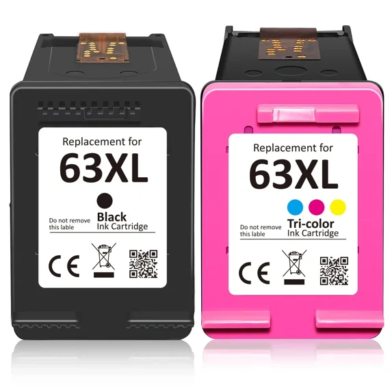 Replacement 63XL 63 XL High Yield Ink Cartridge compatible for ...