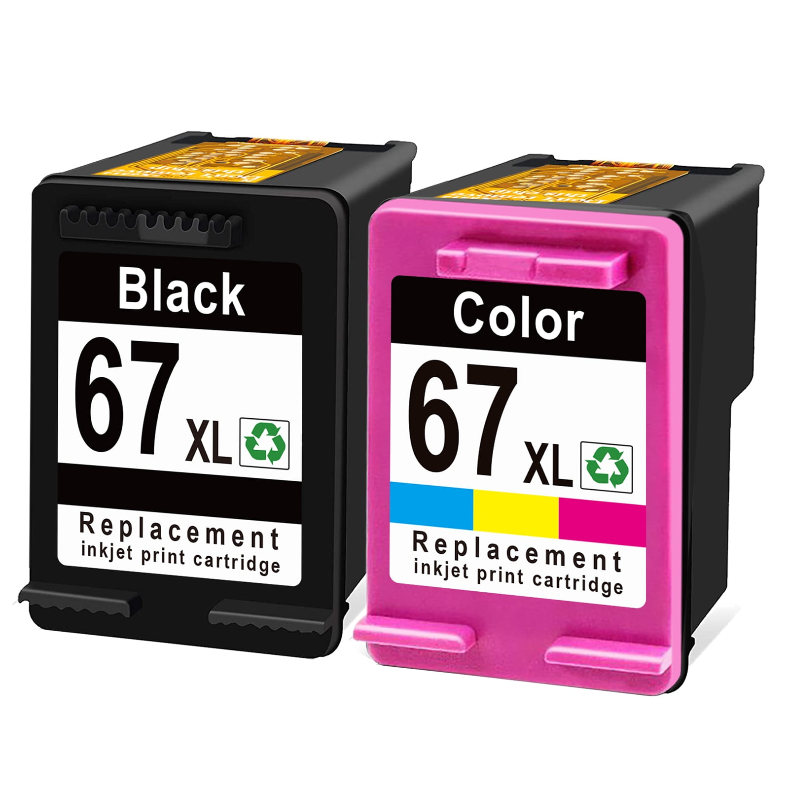 HP 67XL High Yield Ink Cartridge Replacement for DeskJet & Envy Pro ...