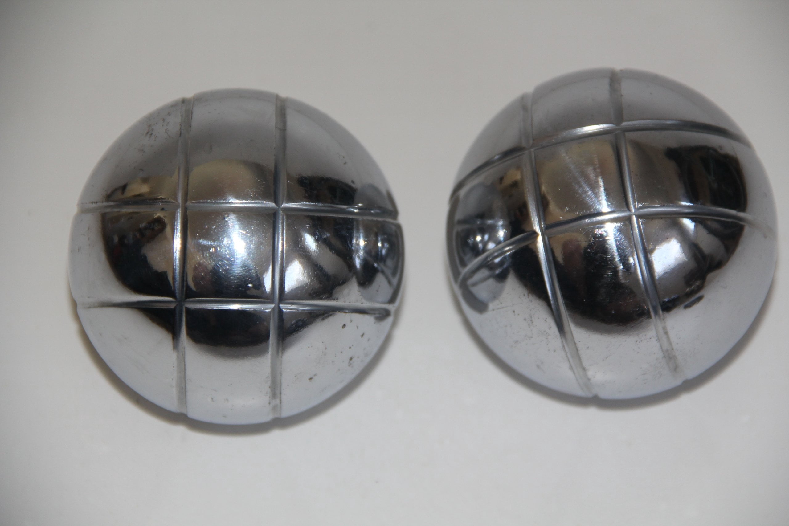 Replacement 73mm Metal Bocce/Petanque Silver Balls - Pack of 2 with ...