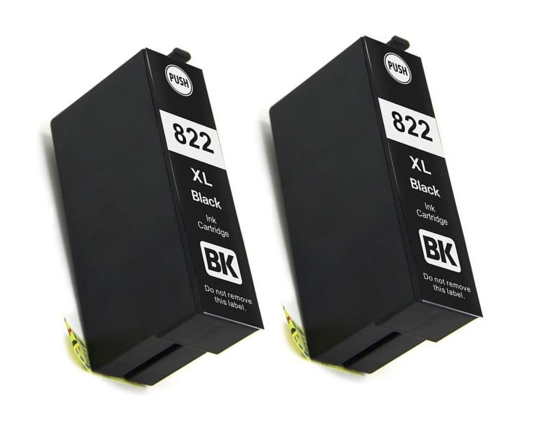 Replacement 822XL Black Ink Cartridges T822 822 XL Compatible Ink ...