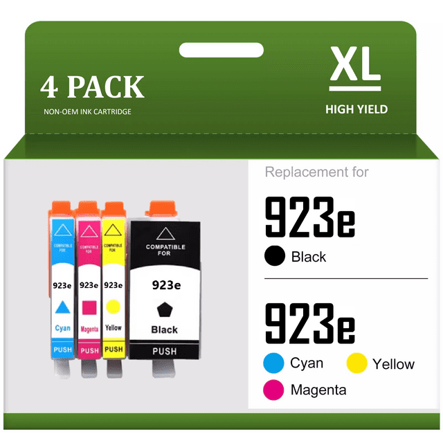 Replacement 923e 923 XL Ink Cartridge Compatible for 8120 8122 8135 ...