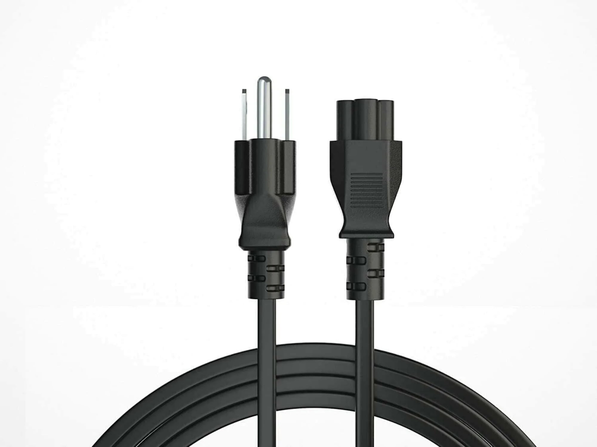 5 Core 12ft 3 Prong Non-Polarized AC Wall Power Cable Cord for HP Dell ...