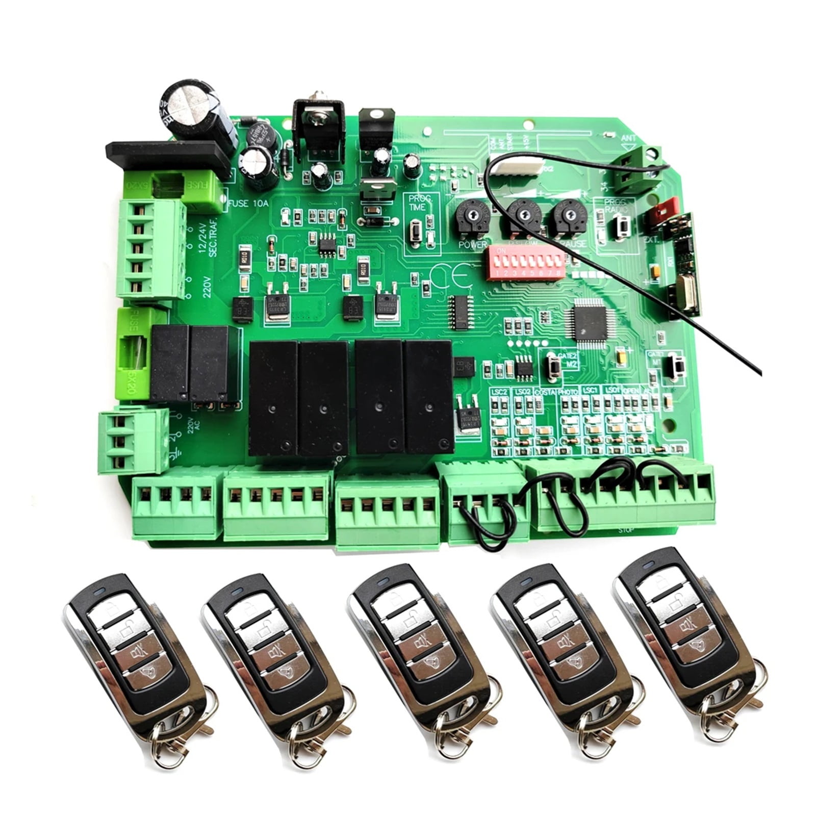 Replacement Automatic Swing Gate Control Board Electronic Card 24VDC ...