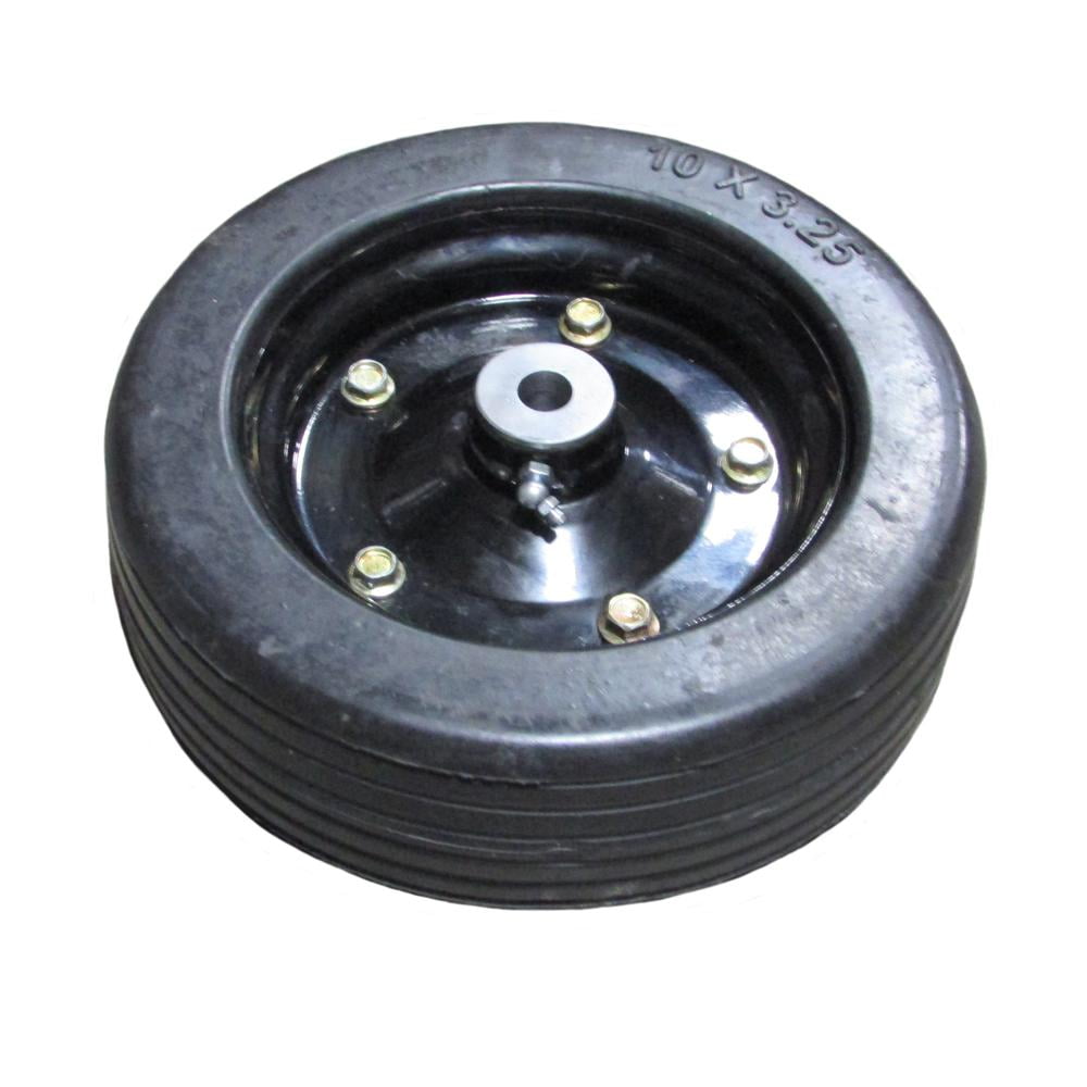 BUSH HOG Solid Finish Mower Wheel 10" x 3.25" with Steel Rims, Part ...