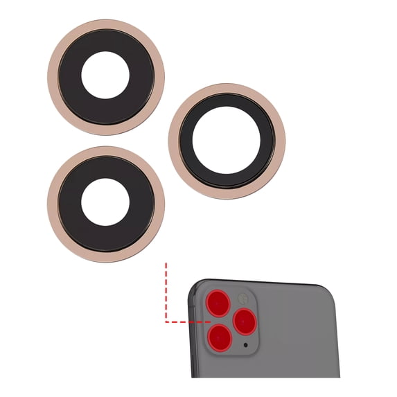 Replacement Back Camera Lens With Bracket & Bezel Compatible For iPhone ...