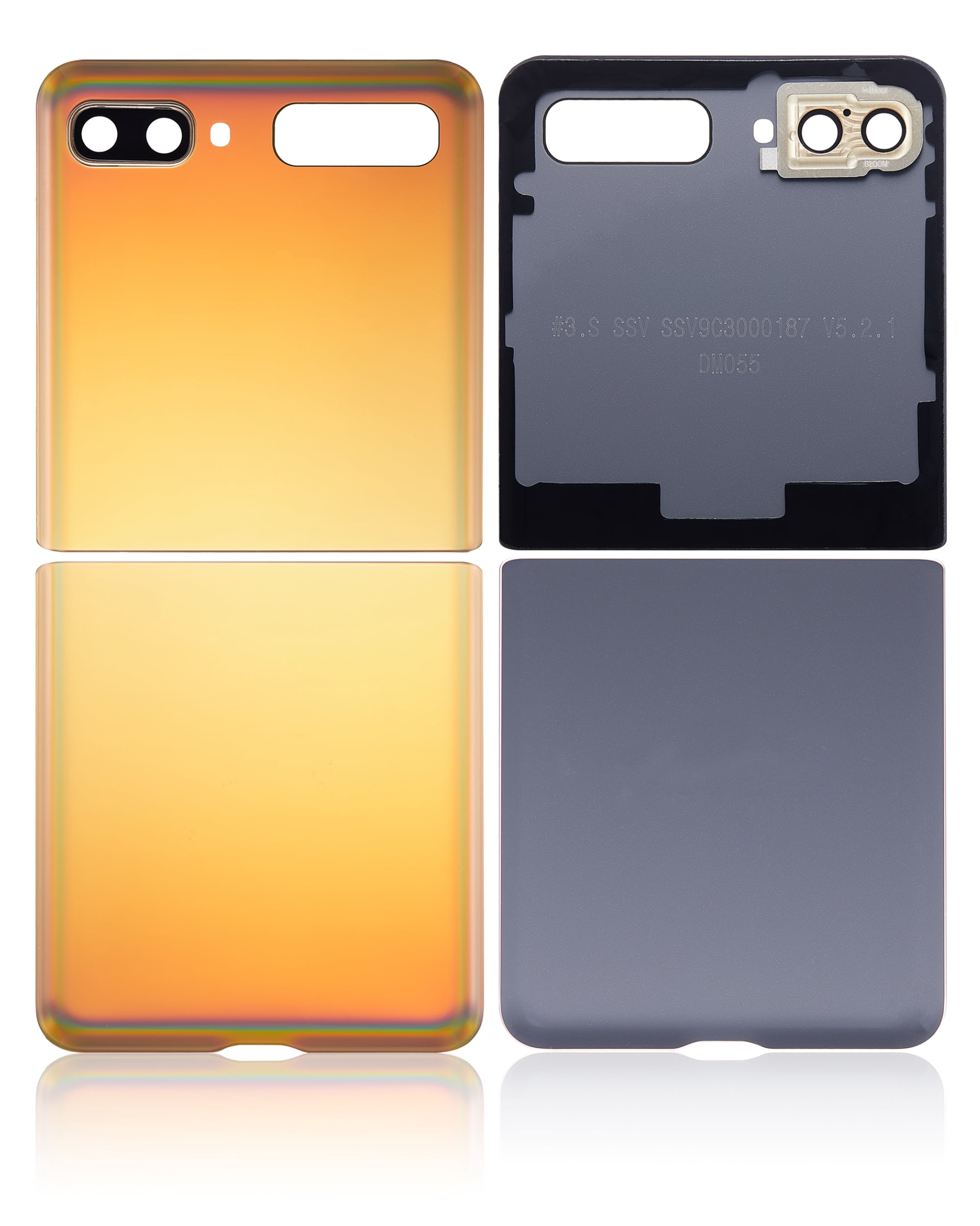 Replacement Back Cover Glass With Camera Lens Compatible For Samsung ...