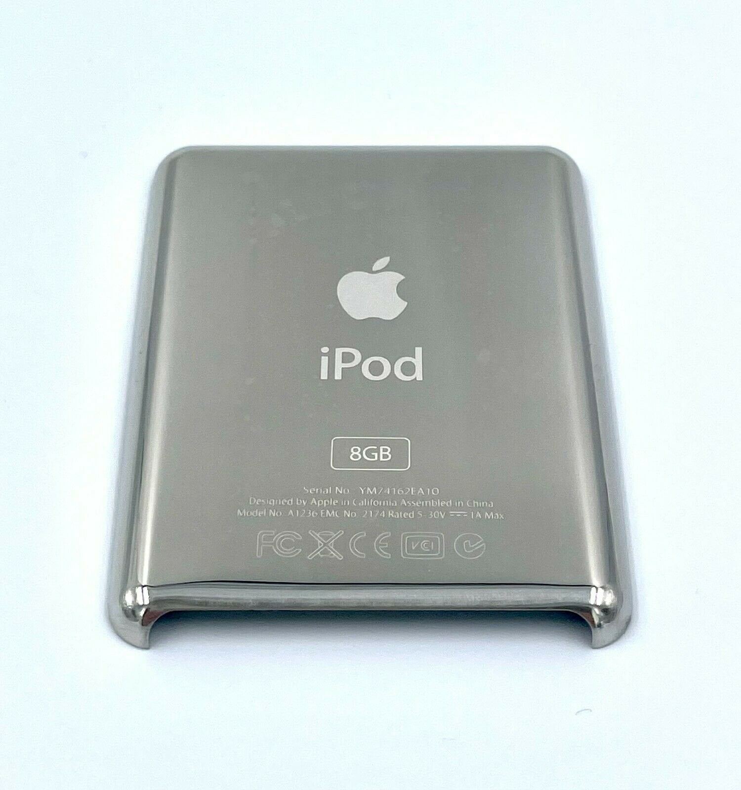 Replacement Back Housing for iPod Nano 3rd Gen 8GB Silver A1236 Shell ...