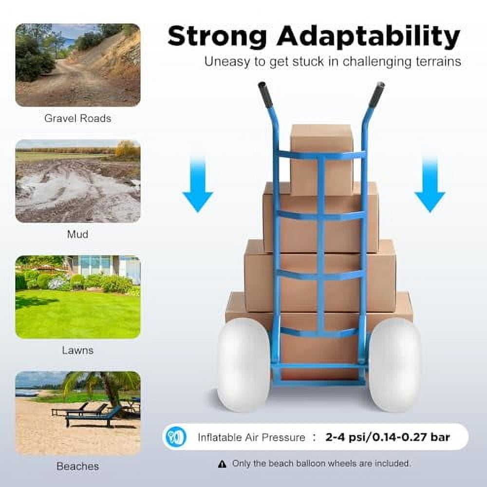 Replacement Balloon Wheels, Boat Trailer Tires/Beach Inflatable Wheels ...