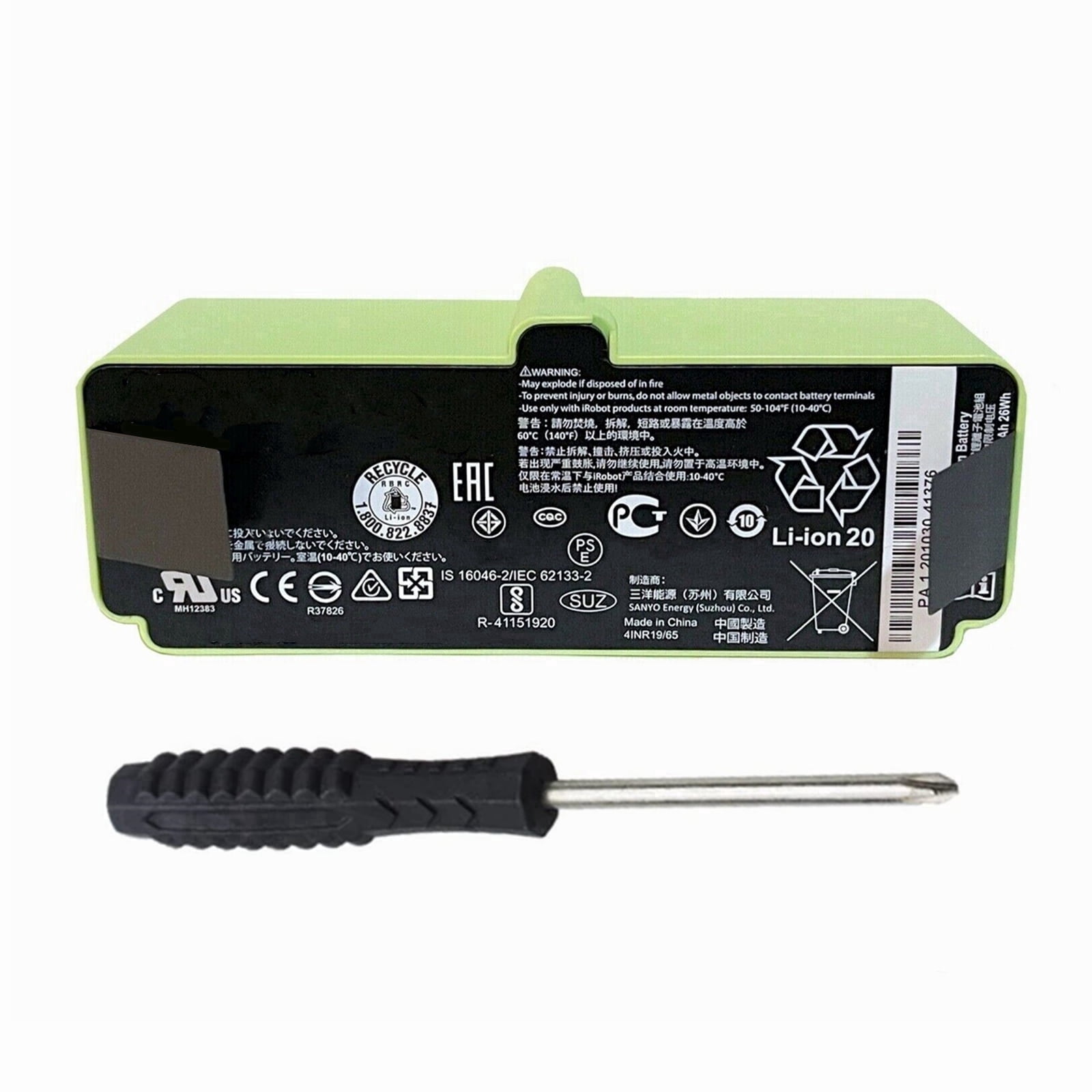 New Battery 1800Li for iRobot Roomba 610 615 640 650 652 660 665 670 ...