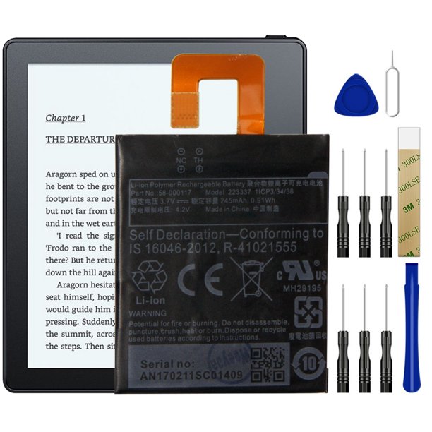 Replacement Battery 58-000117 For Amazon Kindle Oasis KO1 Tool ...