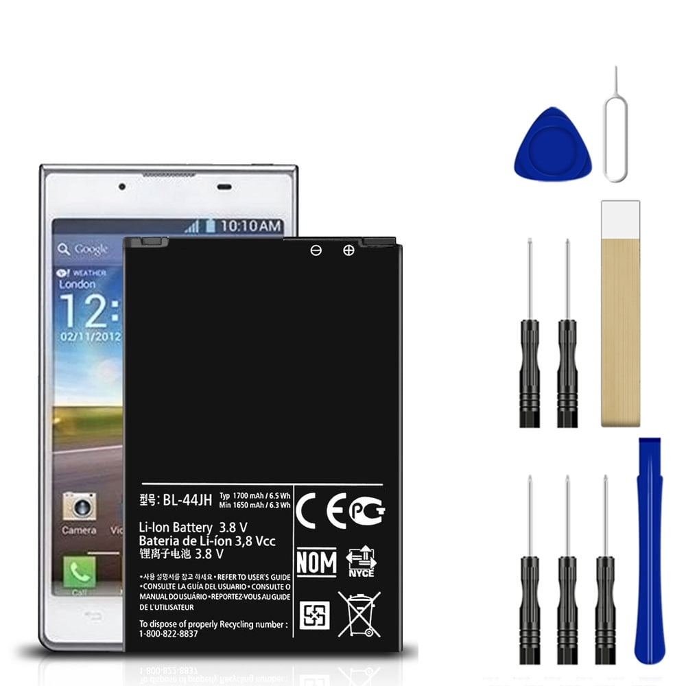 Replacement Battery BL-44JH For MetroPCS LG Motion 4G MS770 Tool ...