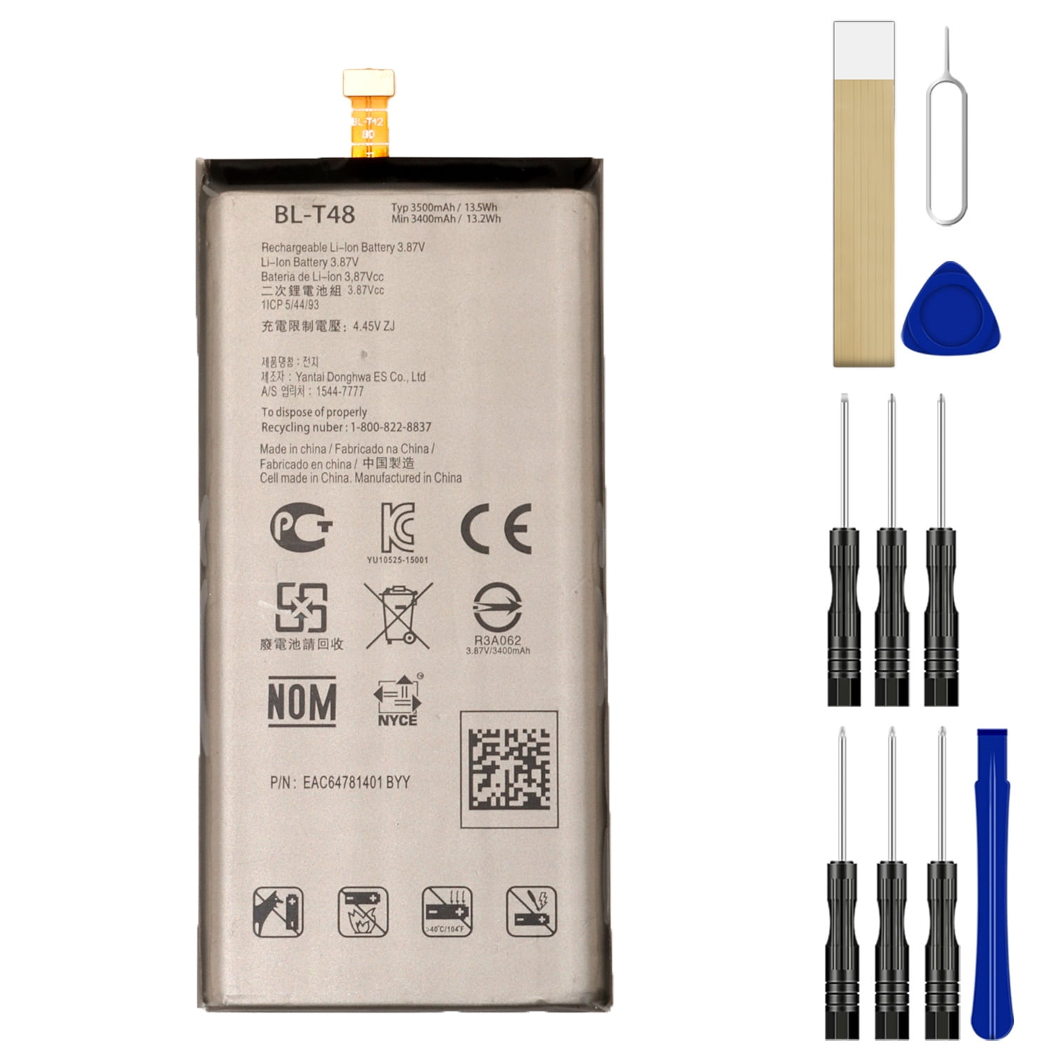 Replacement Battery BL-T48 for Xfinity Mobile LG Stylo 6 LM-Q730QM5 ...