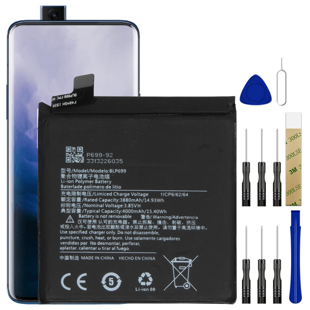Replacement Battery BLP699 For OnePlus 7 Pro GM1915 Tool - Walmart.com