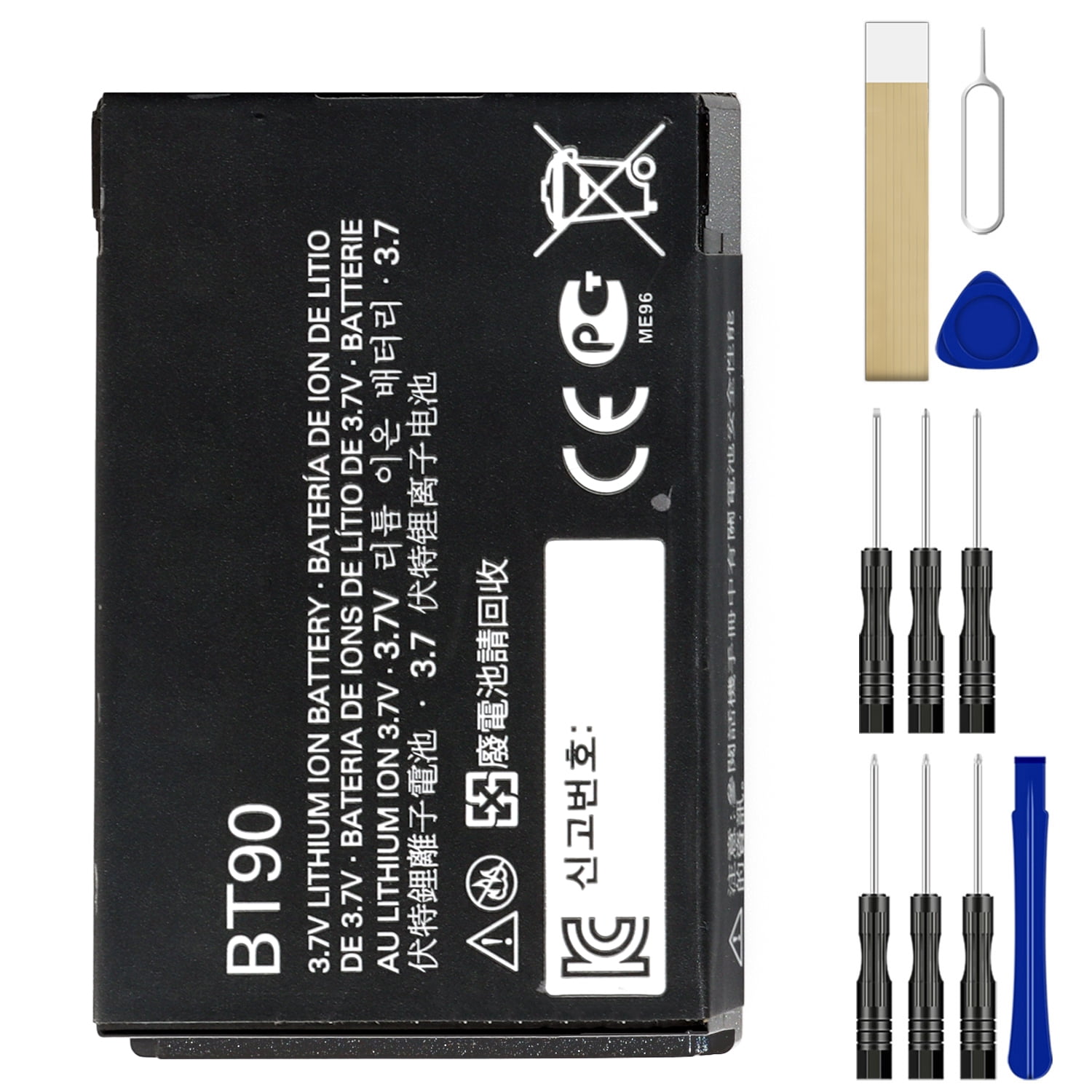 Replacement Battery BT90 For Motorola SL300 SL3000 SL7550 SL7550e Tool ...