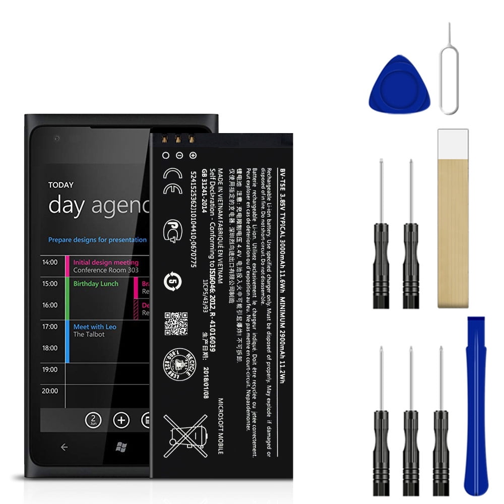 Replacement Battery BV-T5E For MicroSoft Nokia Lumia 950 Tool - Walmart ...