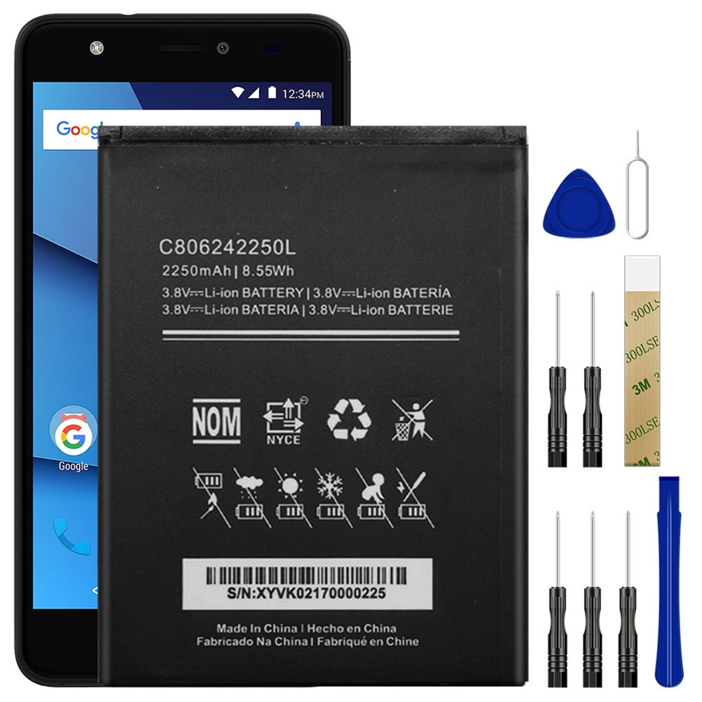 Replacement Battery C806242250L for BLU Studio J8 S650P Tool - Walmart.com