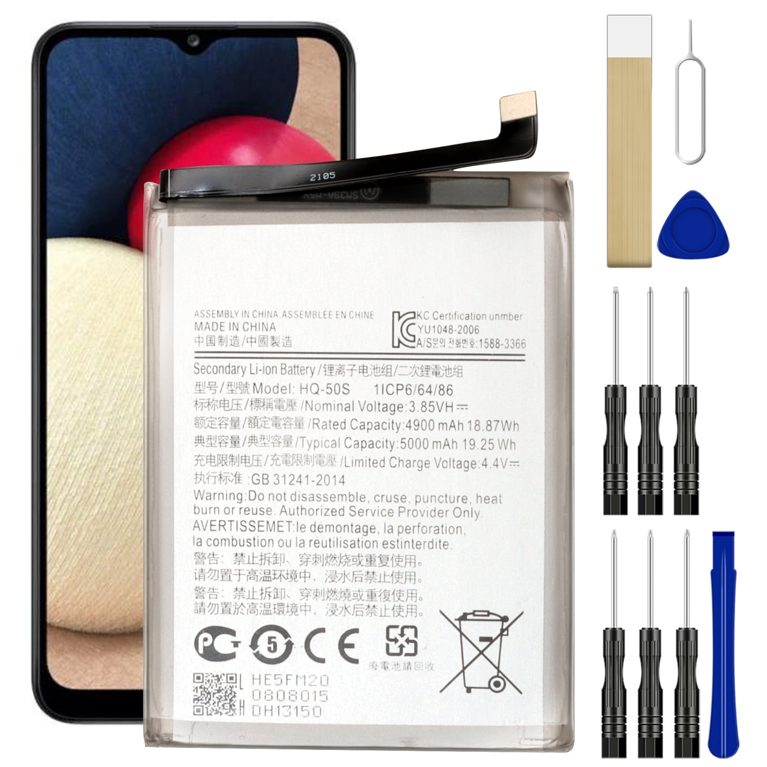 Replacement Battery CTR-003 for Nintendo New 2DS XL Console JAN-001 ...