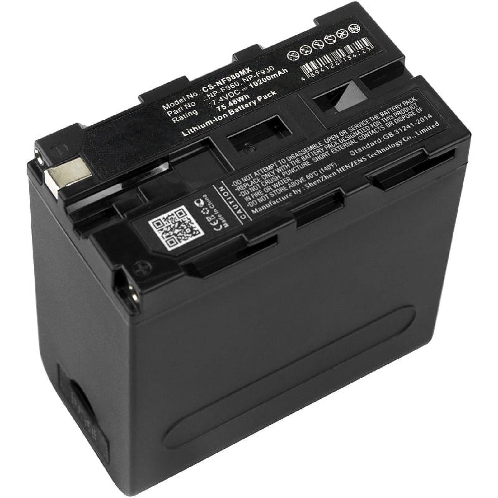 Replacement Battery for DSR-PD190P,DSR-V10 (Video Walkman),DSR-V10P ...