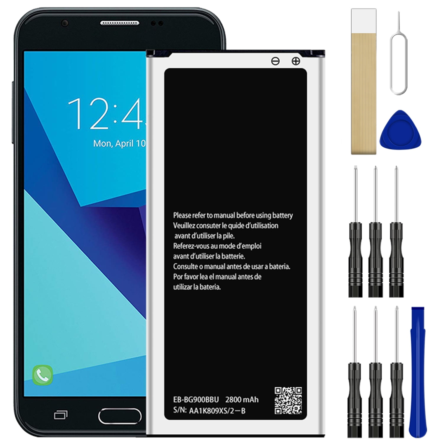 Replacement Battery EB-BG900BBU EB-BG900BBC For Samsung Galaxy S5 i9600 ...