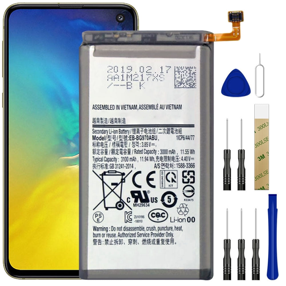Replacement Battery EB-BG970ABU For Samsung Galaxy S10e SM-G970U1 Tool ...