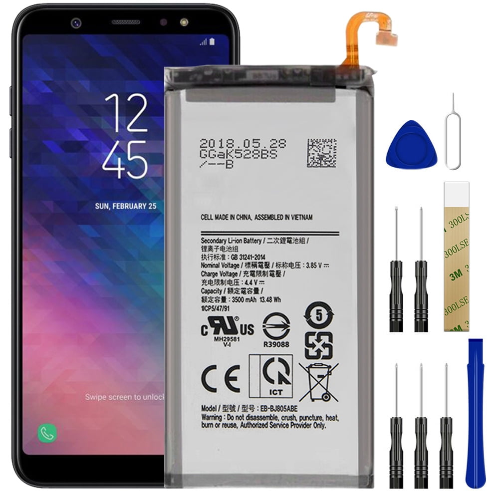 Replacement Battery EB-BJ805ABE EB-BJ805ABN For Samsung Galaxy J8 SM ...