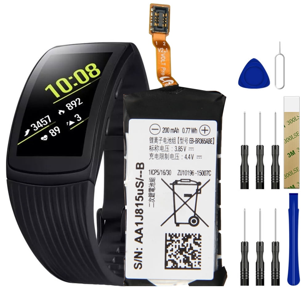 Replacement Battery for Samsung Gear Fit2 Pro SmartWatch - Walmart ...