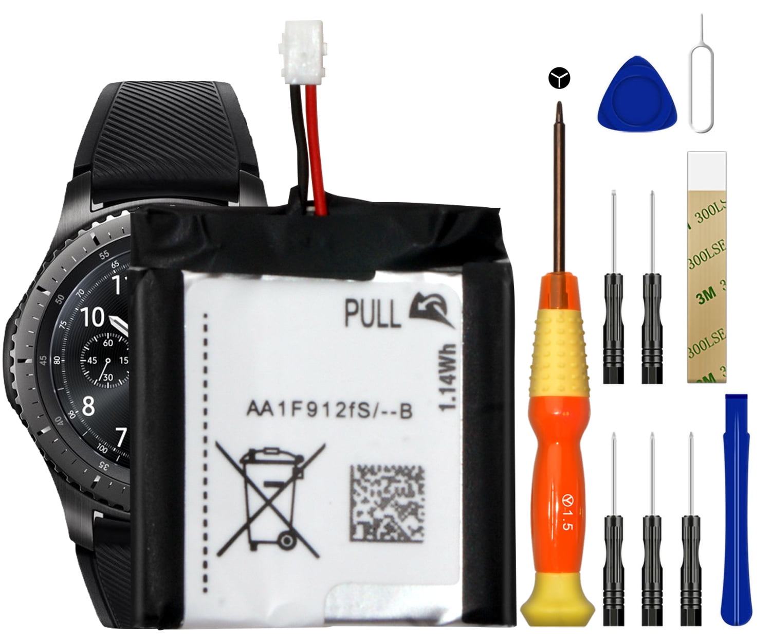 Replacement Battery EB-BR750ABE For AT&T Samsung Galaxy Gear S Smart ...