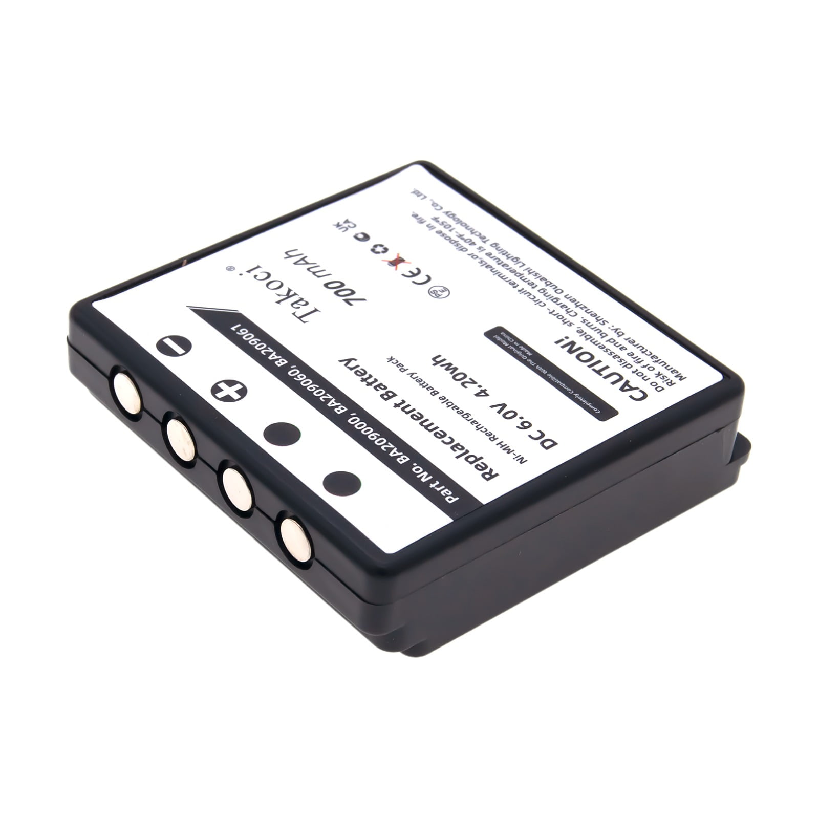 Replacement Battery for FBFUB09N, FUB 9NM 6V, FUB9NM, Linus 4, Linus 6 ...