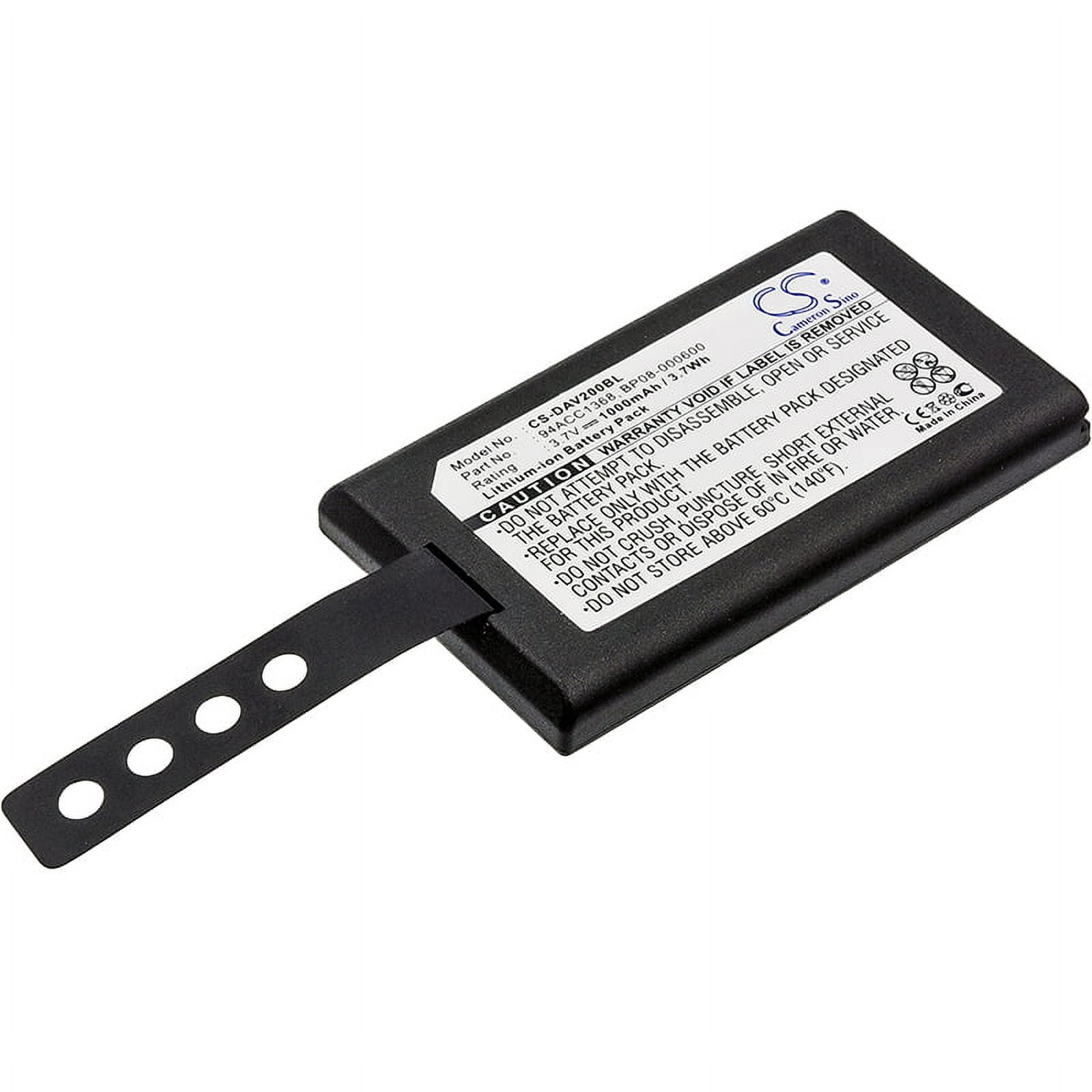 Replacement Battery For Datalogic 3.7v 1000mAh / 3.70Wh BarCode ...