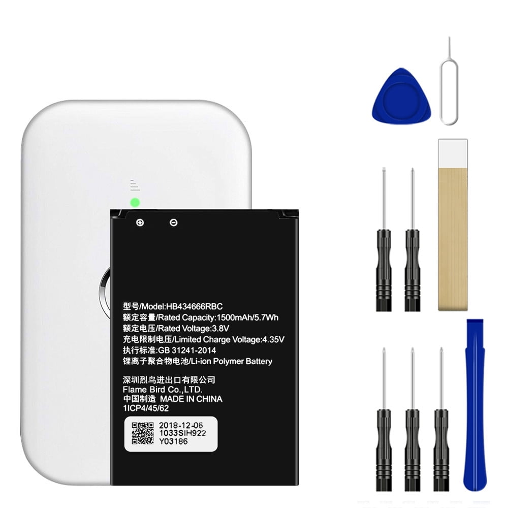 Replacement Battery HB434666RBC For Huawei E5573s-320 Mobile Wifi ...