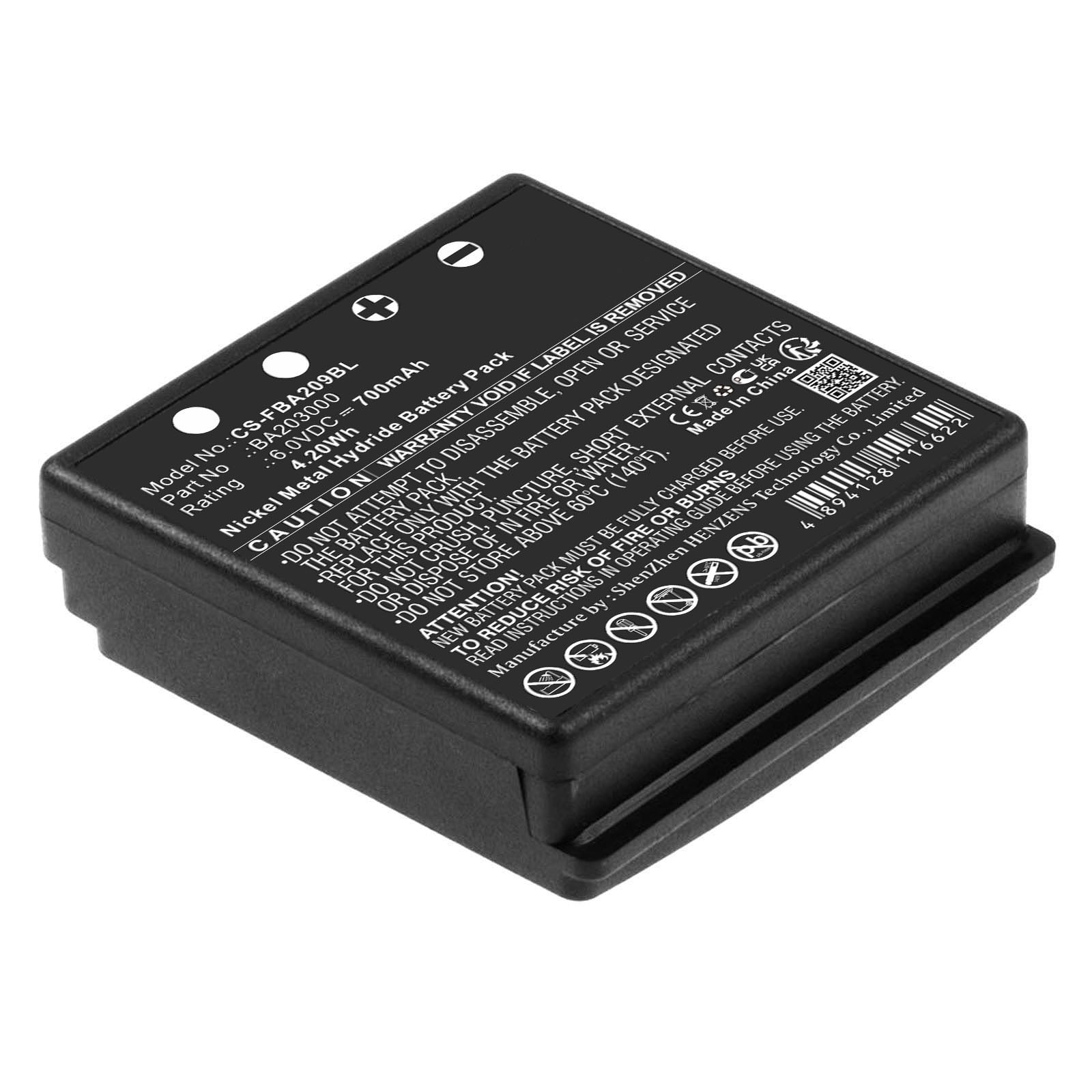 Replacement Battery for HBC FBFUB09N,FUB 9NM 6V,FUB9NM,Linus 4,Linus 6 ...
