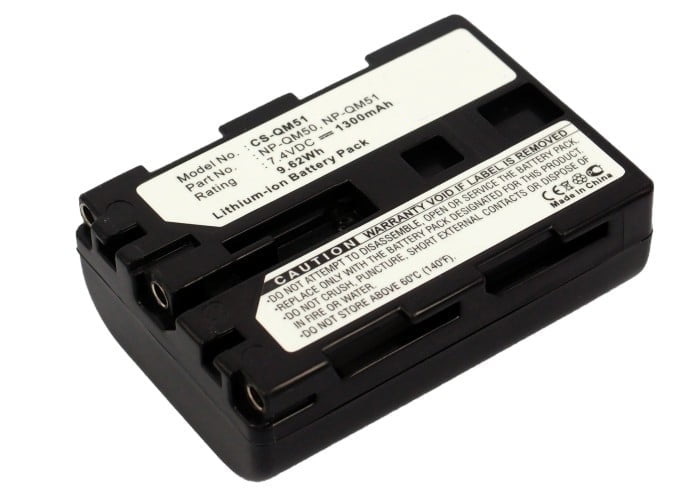 Replacement Battery for HDR-HC1,HDR-HC1E,HDR-SR1,HDR-SR1e,HDR-UX1,HDR-UX1e,HVL-IRM(Infrared ...