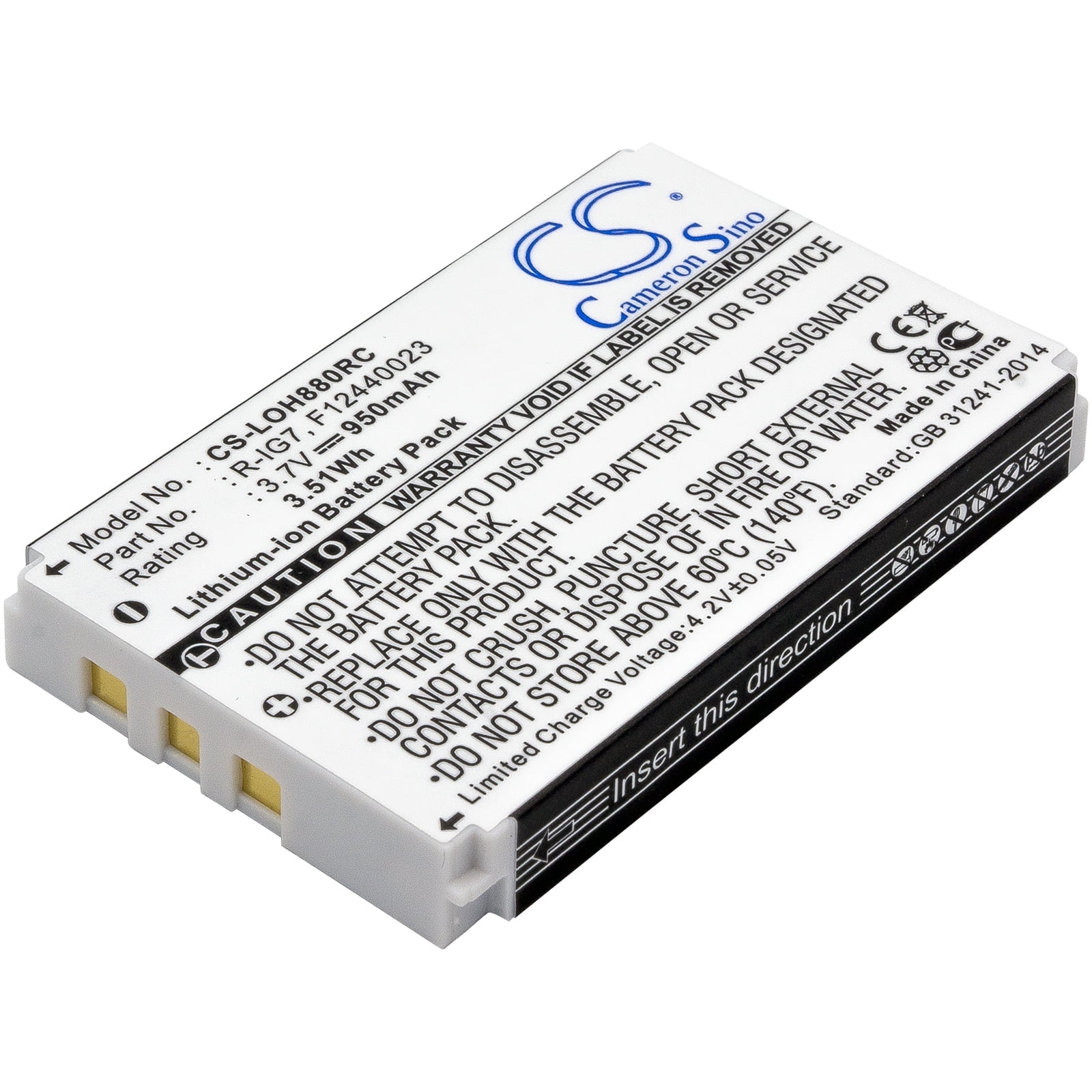 Replacement Battery for Logitech Harmony 890 Remote,Harmony 895,Harmony ...