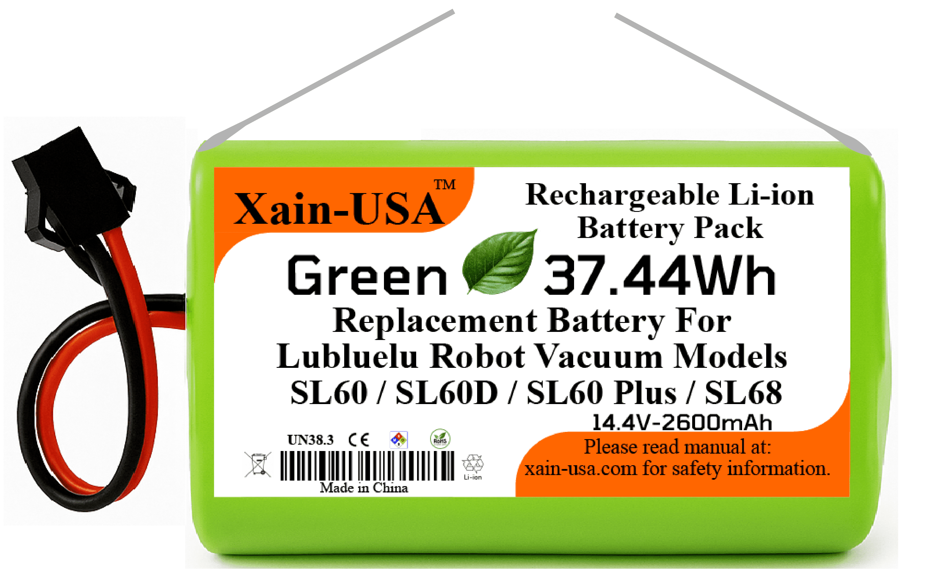 Replacement Battery for Lubluelu SL60, SL60D, SL60 Plus, SL68 Robot ...