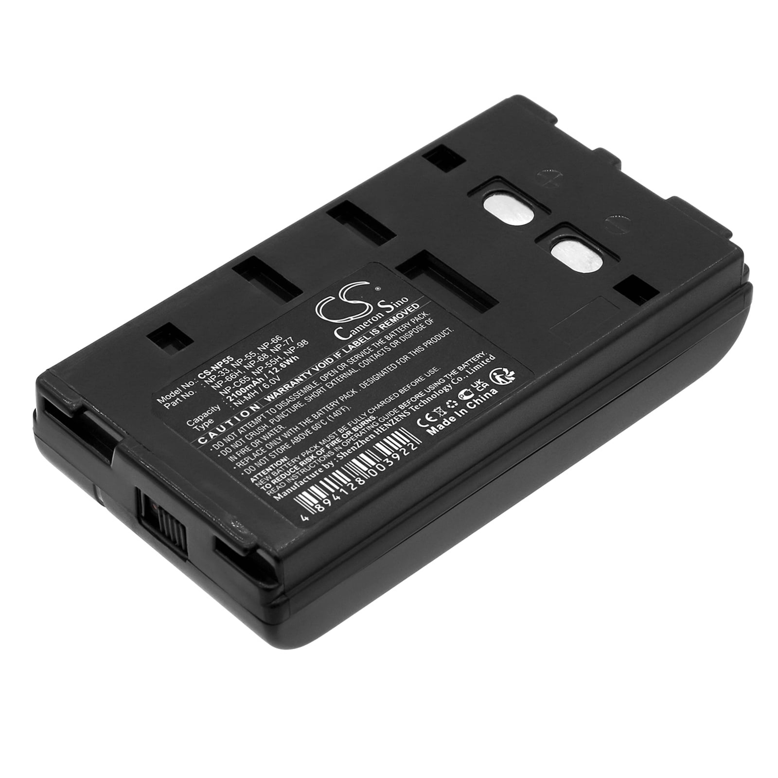 Replacement Battery for PANASONIC PV-IQ505,PV-IQ511,PV-IQ525,PV-IQ604 ...
