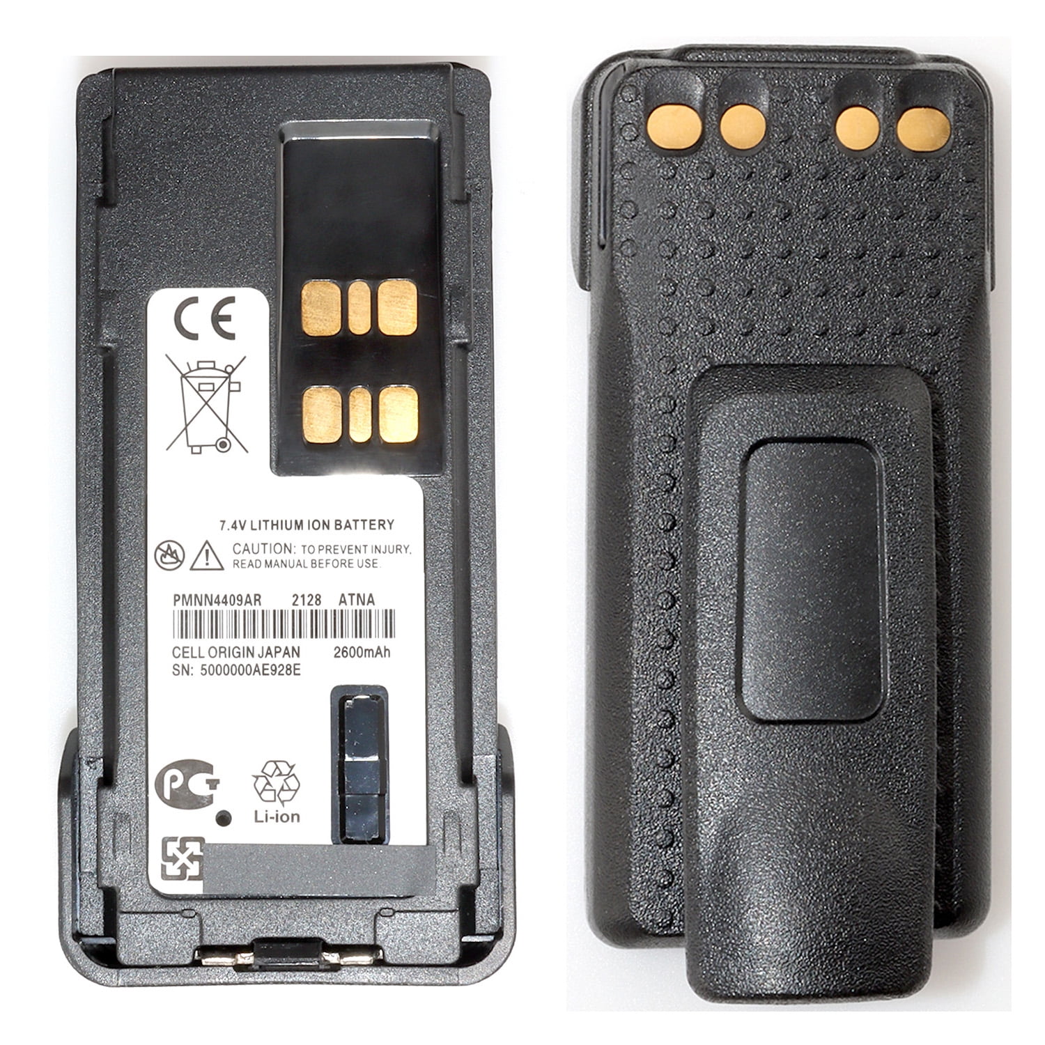 Replacement Battery PMNN4409 for Motorola APX1000 APX2000 APX4000 ...